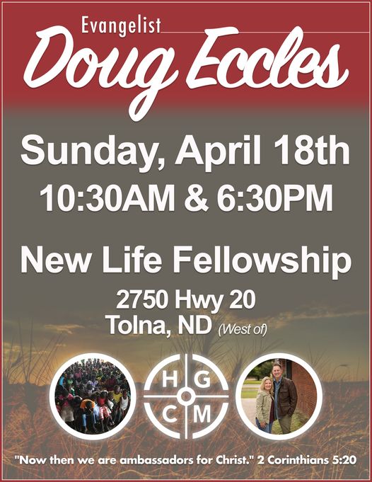 Evangelist Doug Eccles – New Life Fellowship